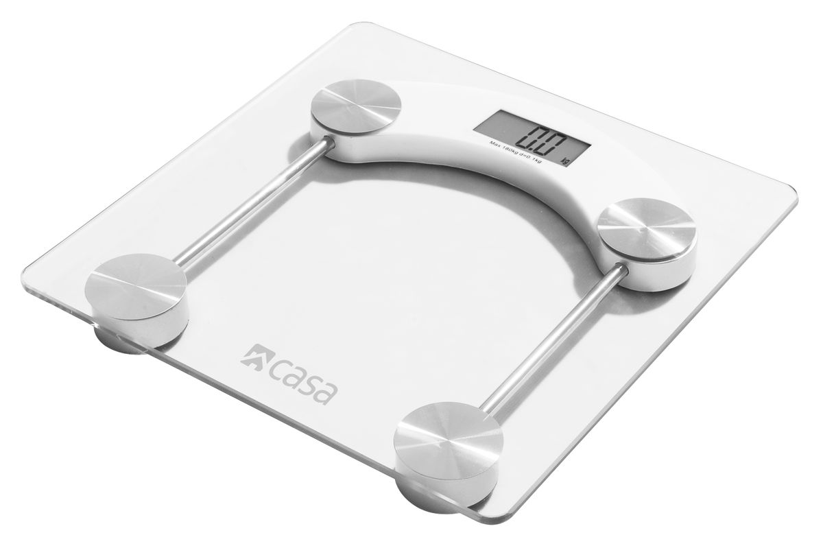 Casa White Digital Glass Bathroom Scale Cjgs20wh Shop Today Get It Tomorrow