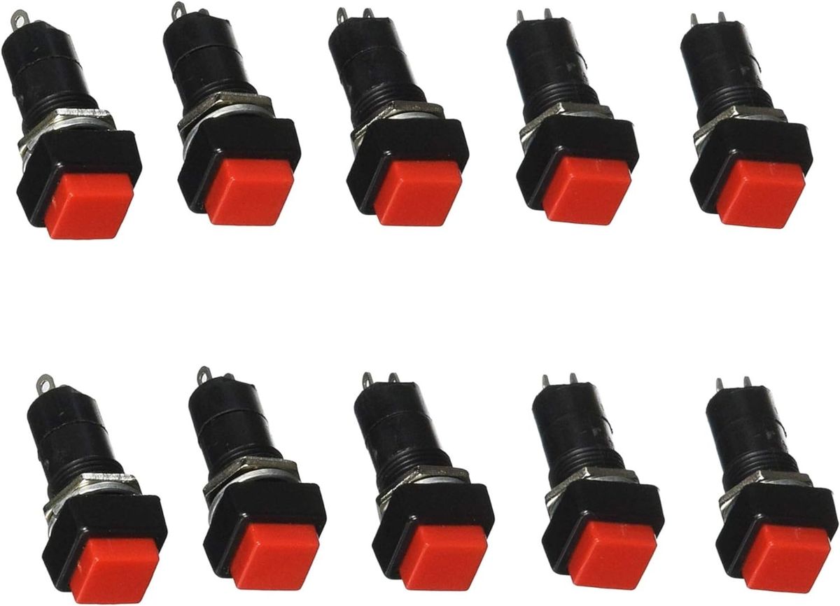 Push Button Red - 10 Pack | Shop Today. Get it Tomorrow! | takealot.com