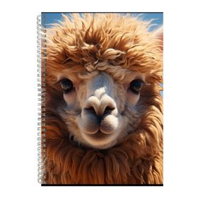 Llama A4 Notebook Pad with Lines for Work Trendy Animals Graphic ...