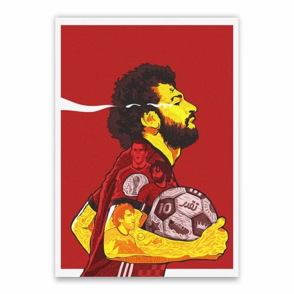 Egyptian Team Mo Salah Poster - A1 | Shop Today. Get it Tomorrow ...