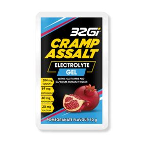 Electrolyte Gel Cramp Assault | Pomegranate | Endurance Support - 32Gi ...