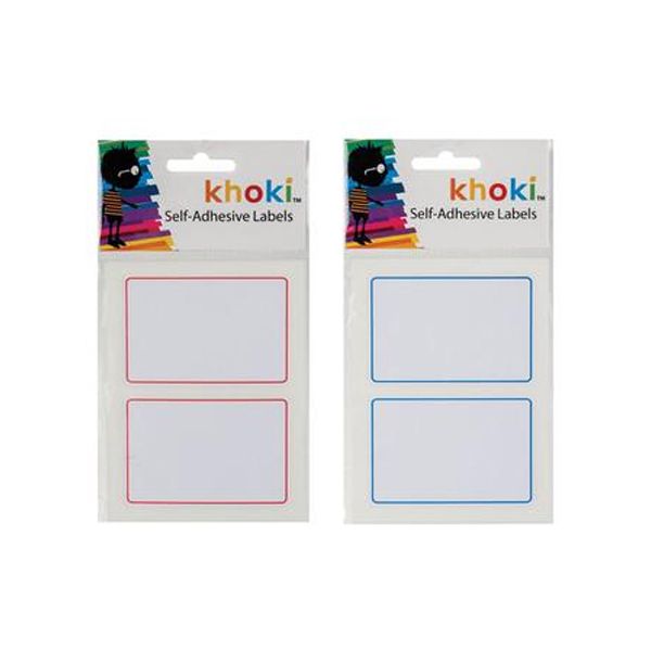 Khoki Self Adhesive Labels With Border - 10 Piece (2 Pack) | Shop Today ...