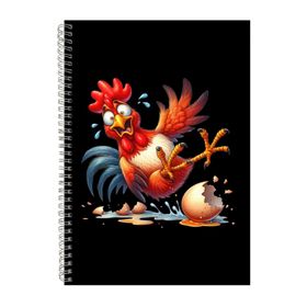 Rooster 14 A4 Notebook Spiral Lined Trendy Notepad Roster Idea 352 ...