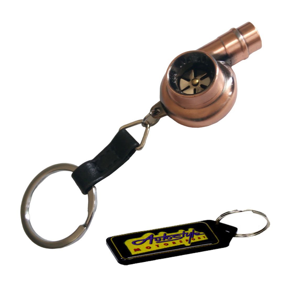 Turbo Whistle Sound Car Novelty Keyring Keychain & Gel Key Holder ...