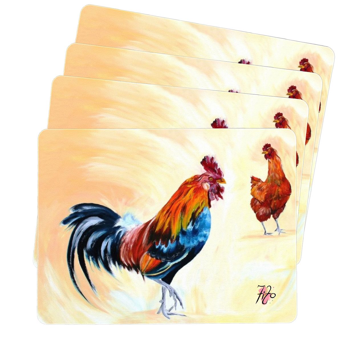 What A Hottie Rooster Placemats by Fifo | Shop Today. Get it Tomorrow ...