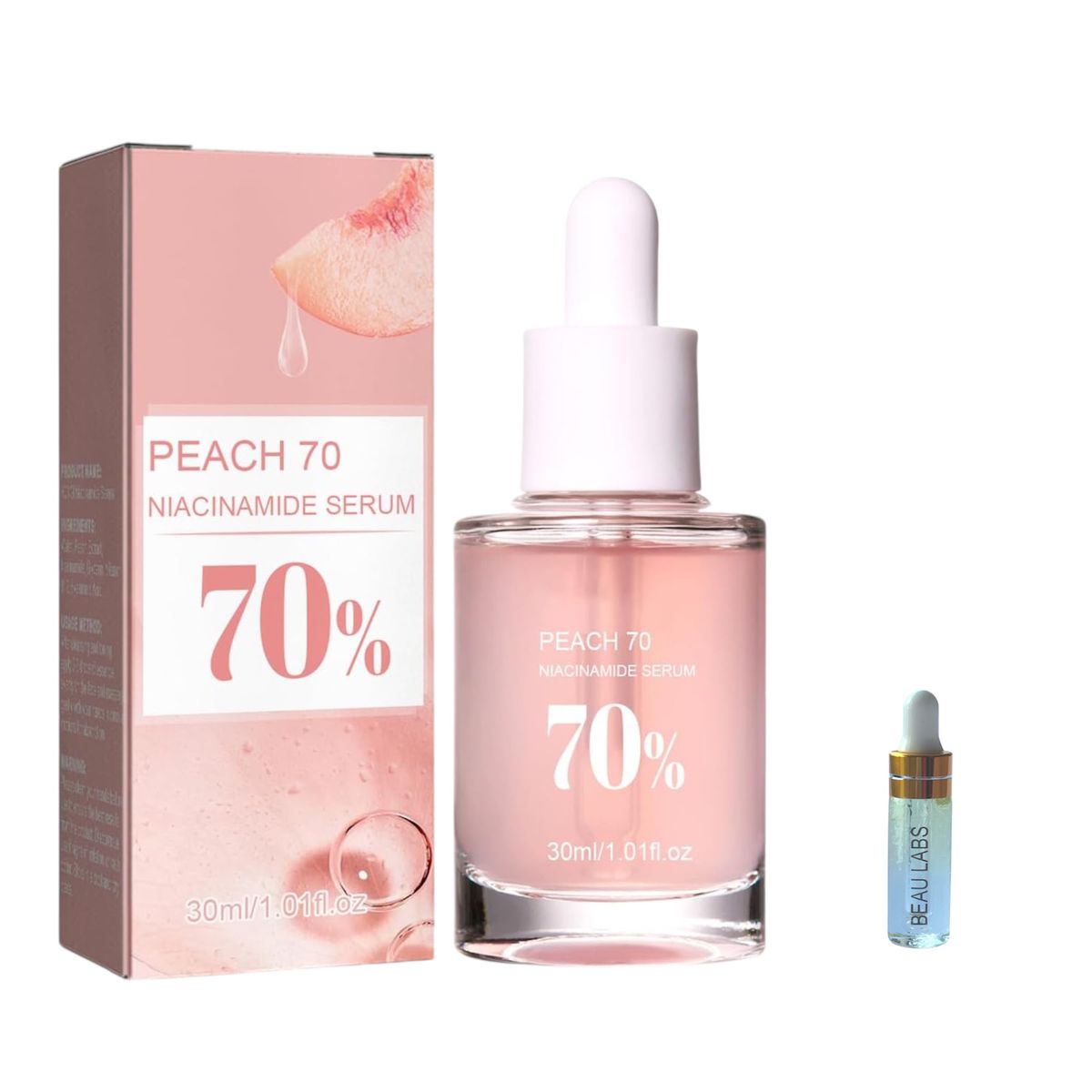 Peach 70% Niacin Facial Serum + Mini Beau Labs Serum | Shop Today. Get ...