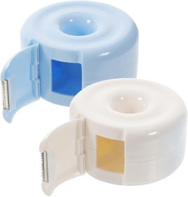2pcs Small Tape Dispenser Set with Portable Tape Holder for Desk Use ...