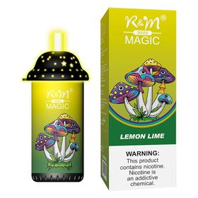 Magic 9000 Puffs Rechargeable Disposable Vape With 18ml Lemon Lime ...