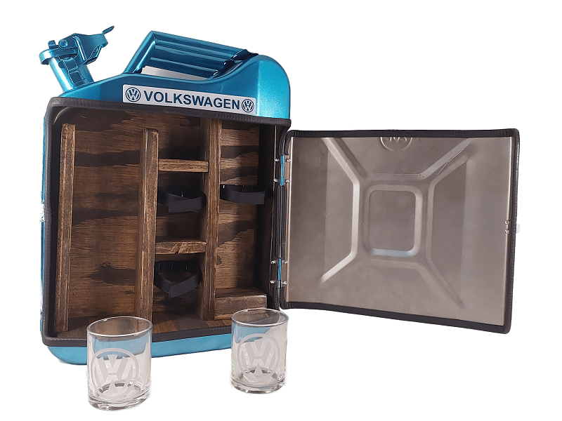 VW Jerry Can Mini Portable Bar With VW Glasses | Shop Today. Get it ...
