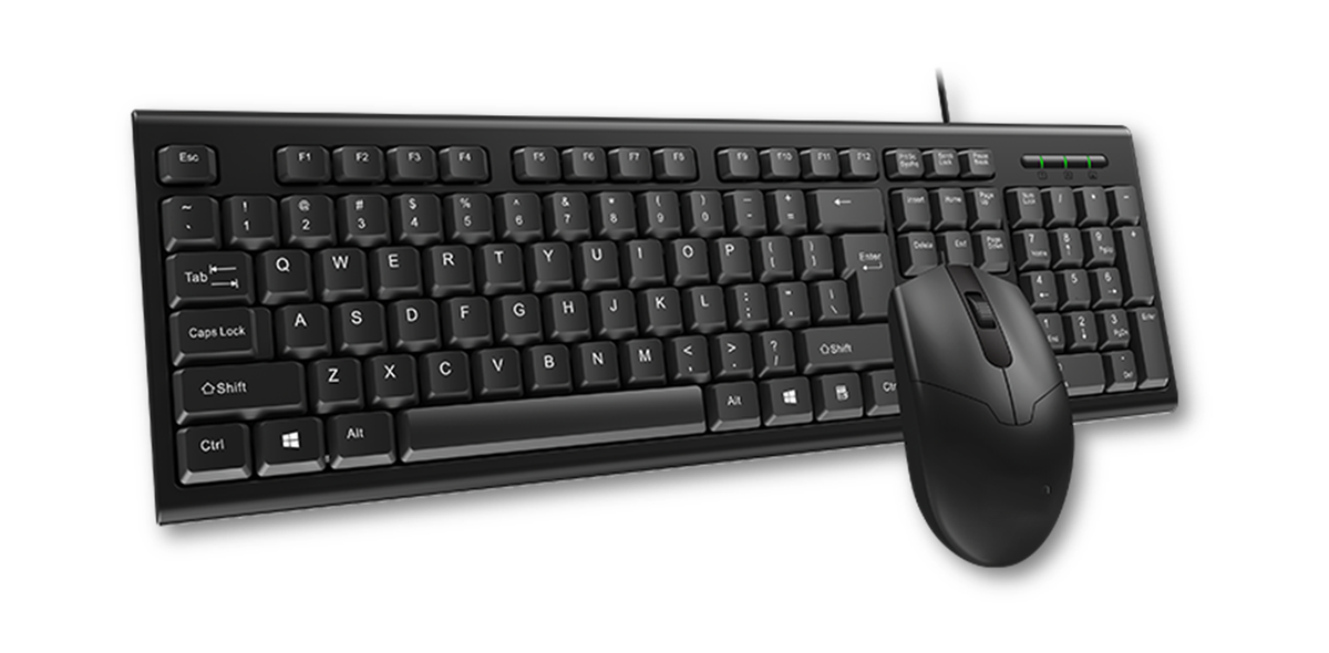 Wired Keyboard and Mouse Set Adopts Ergonomic Design | Shop Today. Get ...