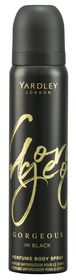 Yardley Gorgeous In Black Perfume Body Spray | Shop Today. Get it ...