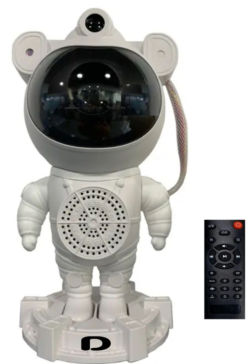 Astronaut Galaxy Star Projector Colorful Night Light With Music Player