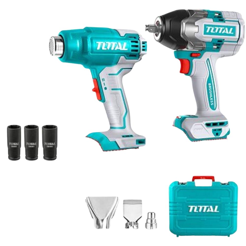 Total - 20V Impact Wrench 850Nm with Heat Gun - Unit Only | Shop Today ...