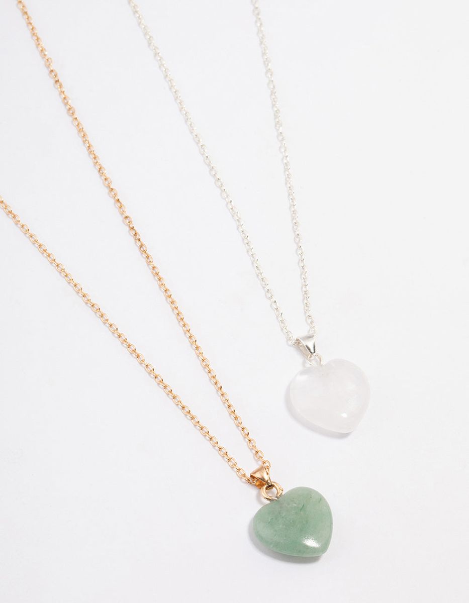 Mixed Shape Heart Necklace Pack | Shop Today. Get it Tomorrow ...