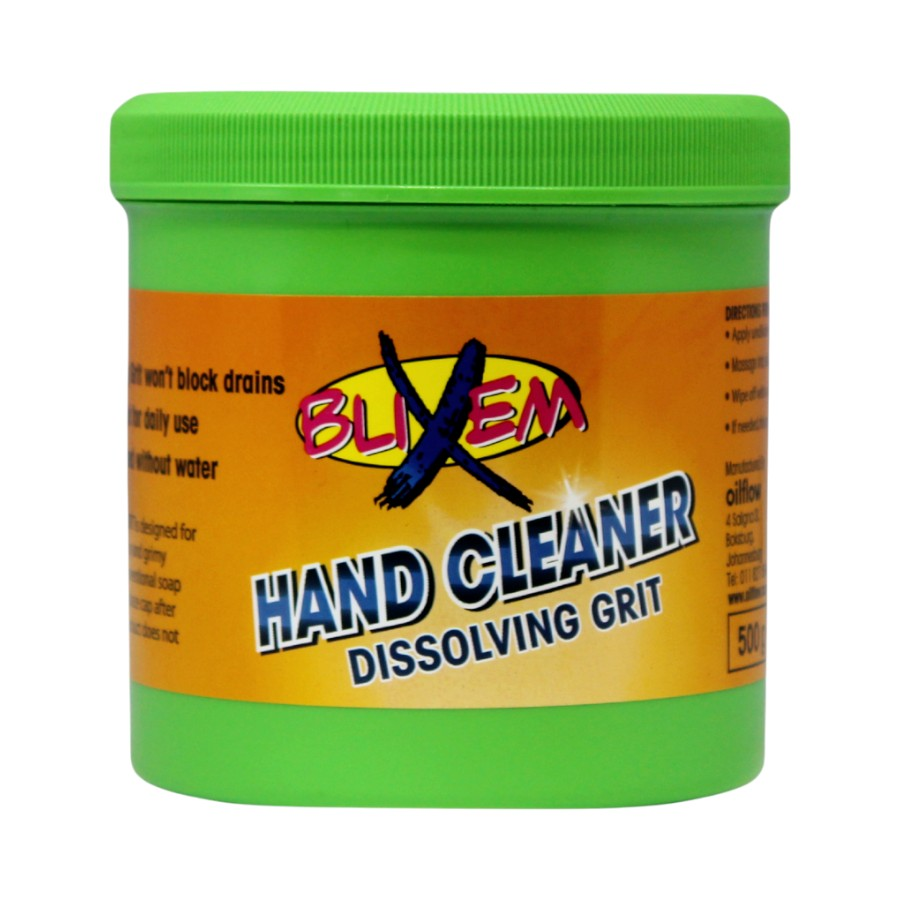 BLIXEM Dissolving Grit Hand Cleaner 500g - Heavy Duty Waterless Clean ...