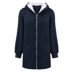 Fashion Super Soft Zip Up Winter Fleece Jacket Coat Hoodie | Shop Today ...