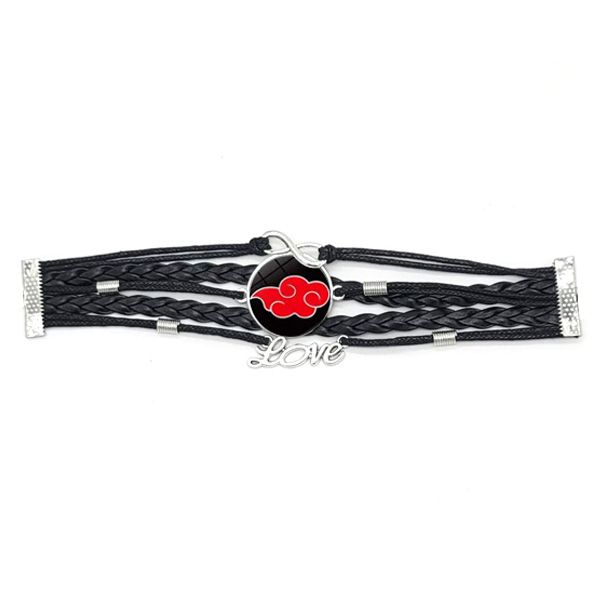 Naruto Akatsuki Red Cloud Infinity Love Bracelet | Shop Today. Get it ...