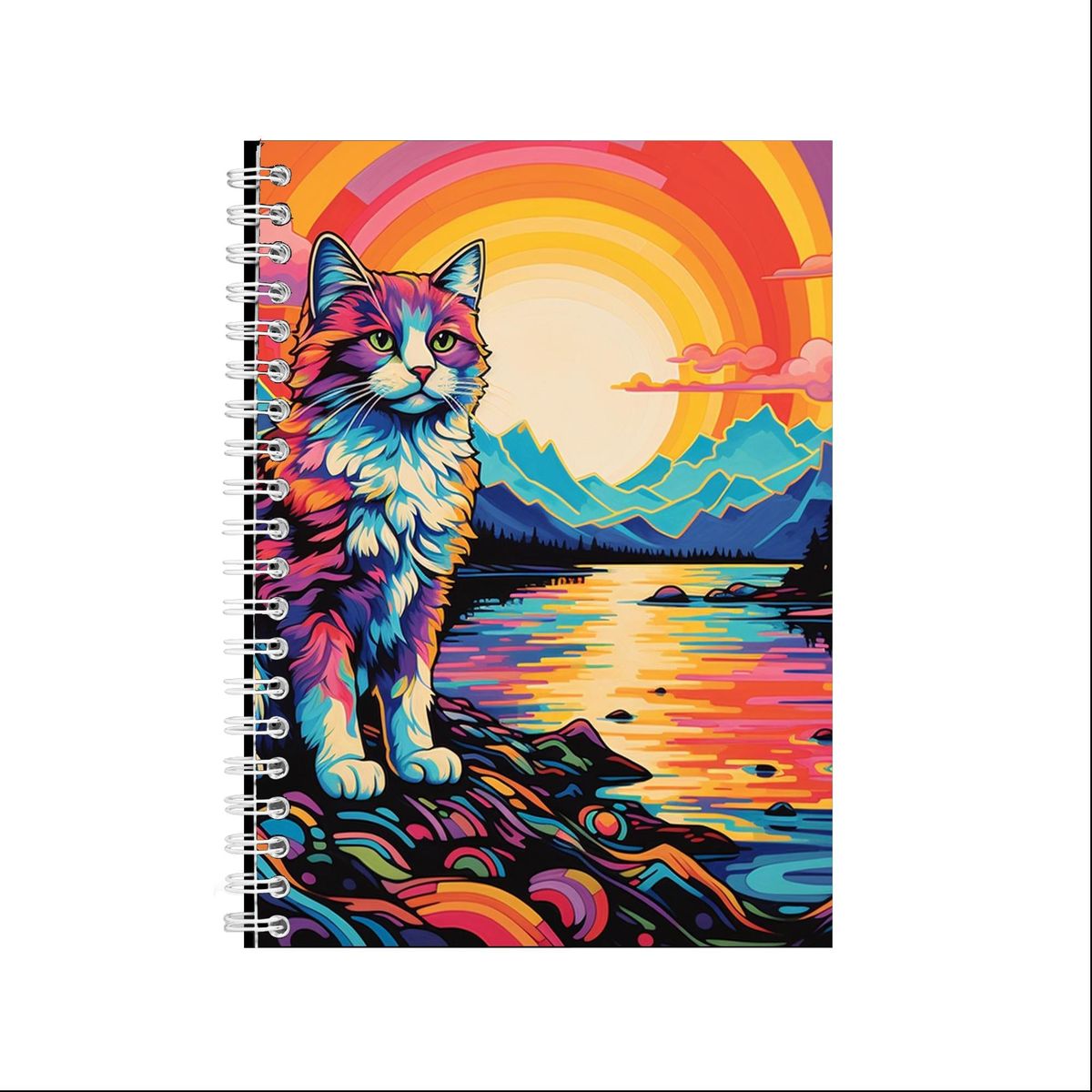CALICO CAT LANDSCAPE 2 A5 Notebook Gift Idea Notepad 225 | Shop Today ...