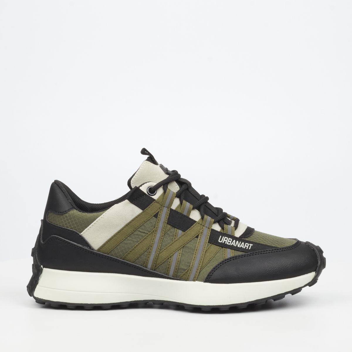 UBRT Bellay 3 Mono Black Men Mesh / Faux Nubuck Sneakers | Shop Today ...