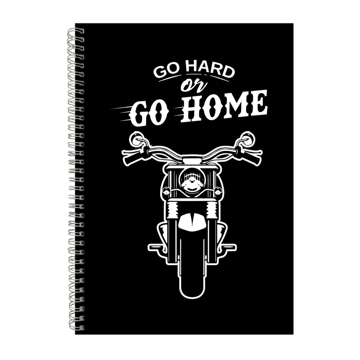 Go Hard Or Go Home Notebook Biker Gift Idea A4 Notepad 132 | Shop Today ...