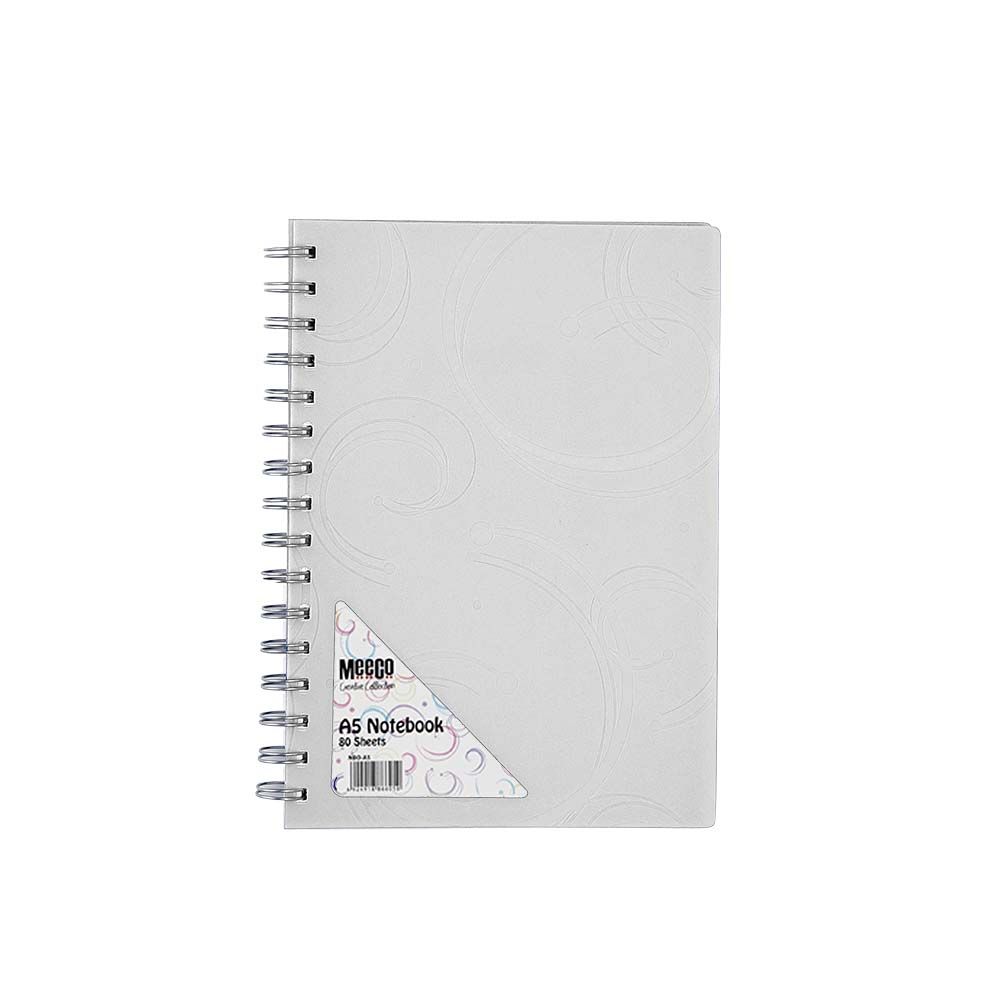 Meeco Creative Collection A5 80 Ruled Sheets Spiral Bound Notebook ... Meeco Creative Collection A5 80 Ruled Sheets Spiral Bound Notebook ...