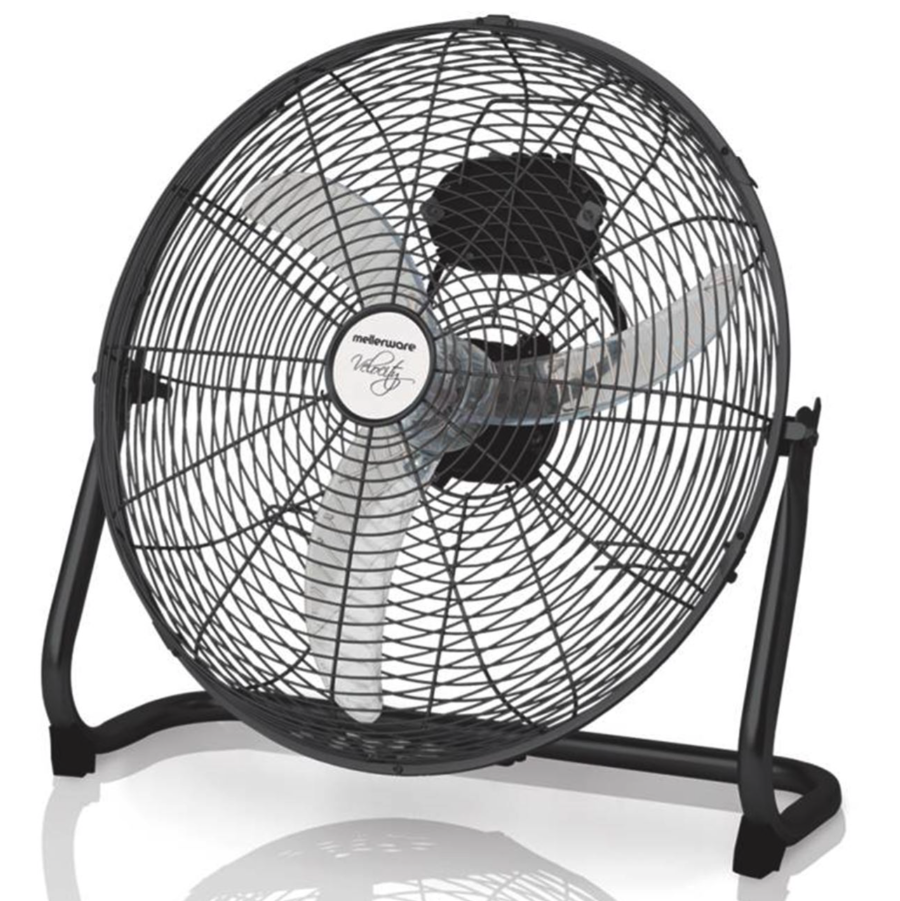 Mellerware Floor Fans - Velocity 16 3 Speed 40cm 35W Floor Fan - Black ...