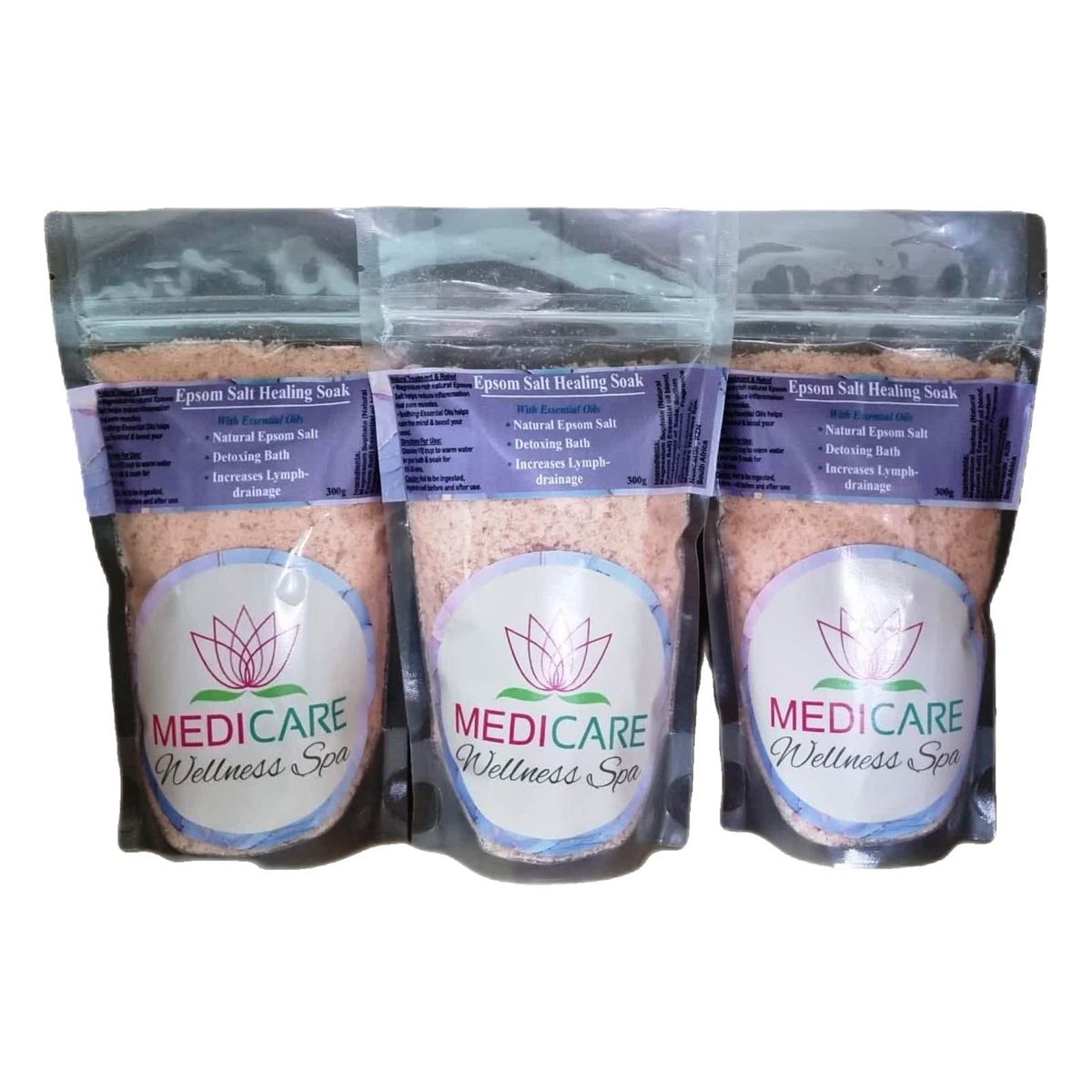 Epsom Salt Healing Soak- Medicare Wellness Spa -3 x 300g Pack | Shop ...