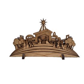 Christmas Story Nativity Scene decoration (Basic DIY Assembly Required ...