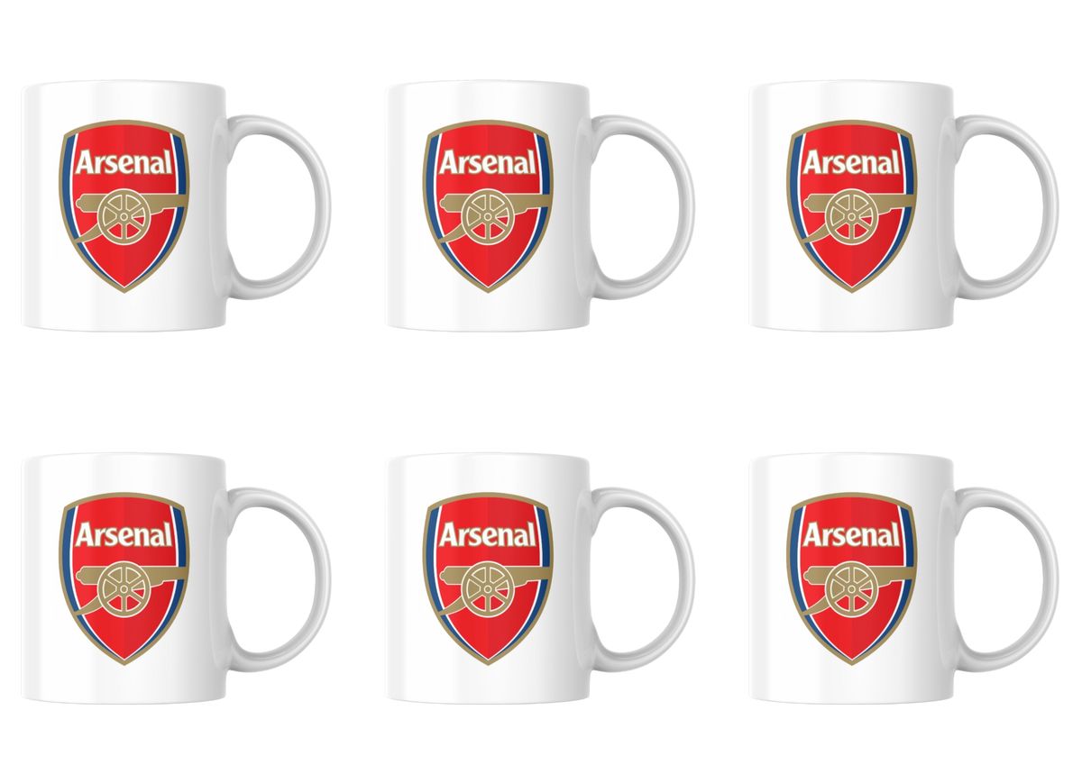 Arsenal Mug Set - Set of 6 | Shop Today. Get it Tomorrow! | takealot.com