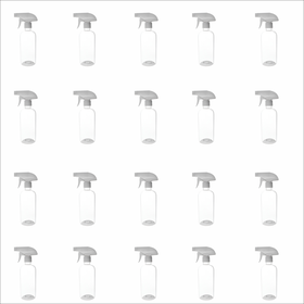20-Pack 500ml Clear PET Trigger Spray Bottles - Refillable & Durable ...
