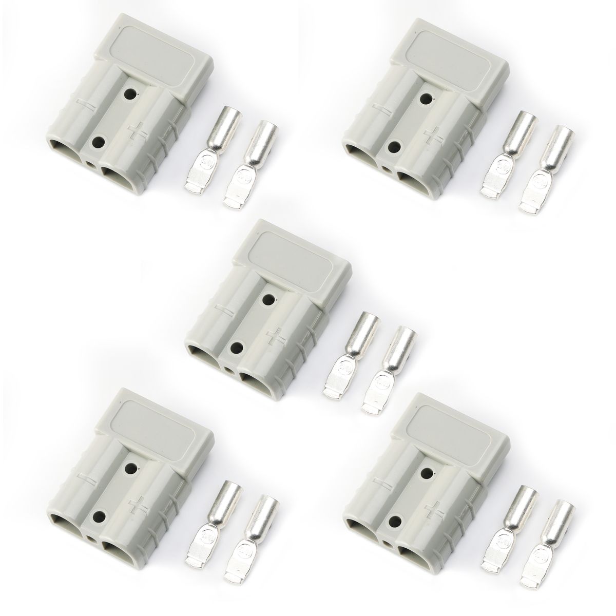 Rolling Power - Combo of 5 x 50A Anderson Connector - Grey | Shop Today ...