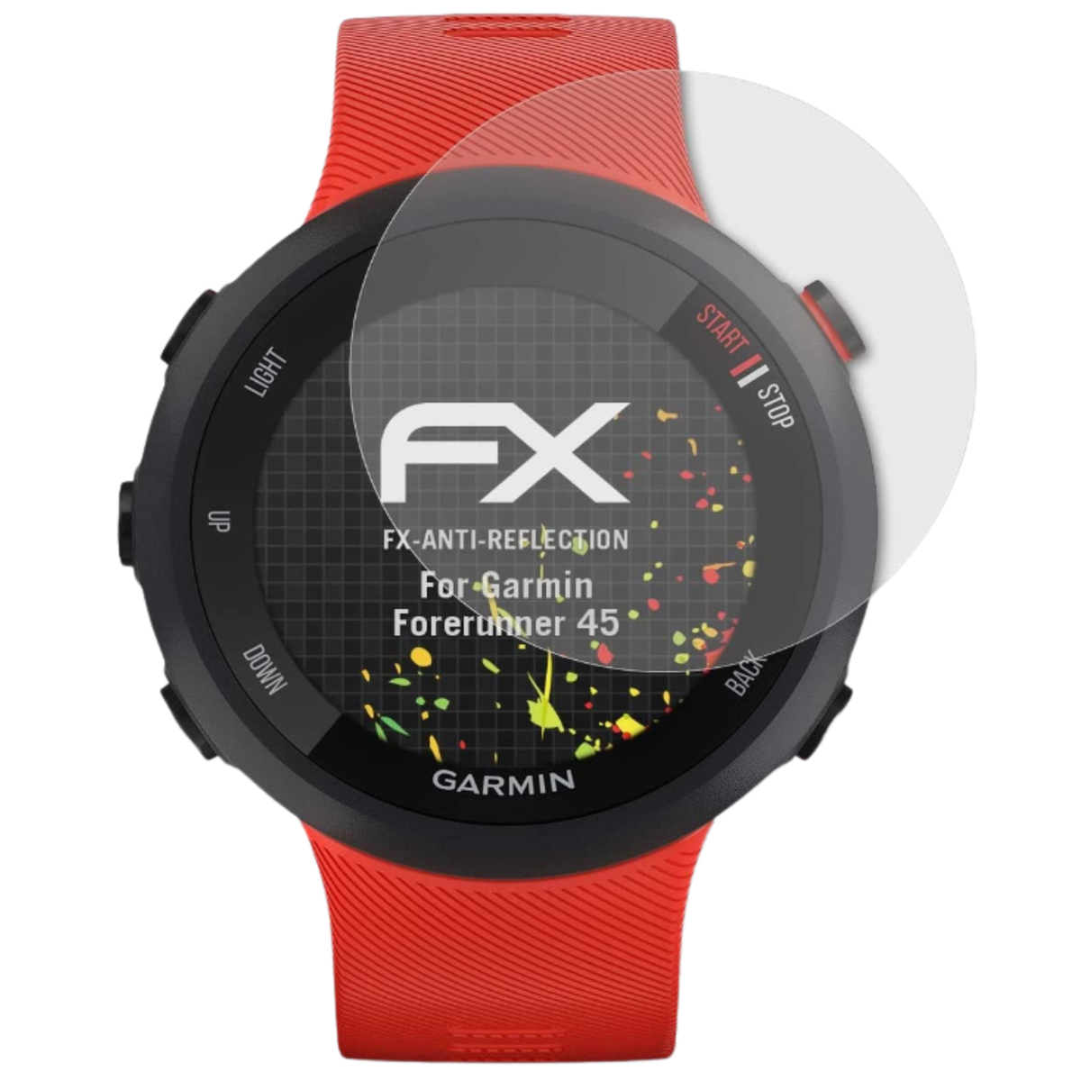 Tempered Glass Screen Protector Compatible With Garmin Forerunner 55 ...