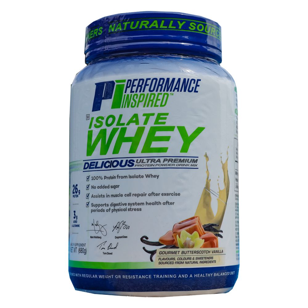 Performance Inspired - Isolate Whey Butterscotch Vanilla - 680g | Shop ...