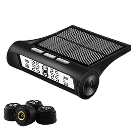 Solar Powered LCD Display Digital Tire Pressure Monitoring System ...