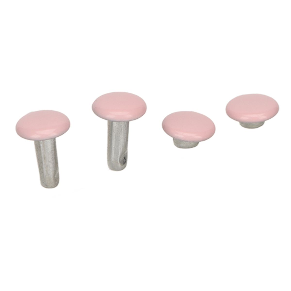 Double Cap Rivets 6x8mm Pink for Hat Belt Shoes | Shop Today. Get it ...