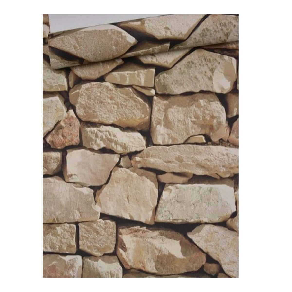 3D Stone Texture PVC Wallpaper:Removable Design for Commercial & Home ...