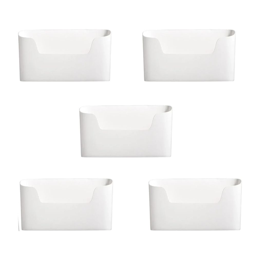 Kitchen Wall Mounted Sticky Storage Rack Cabinet Door Storage Box ...