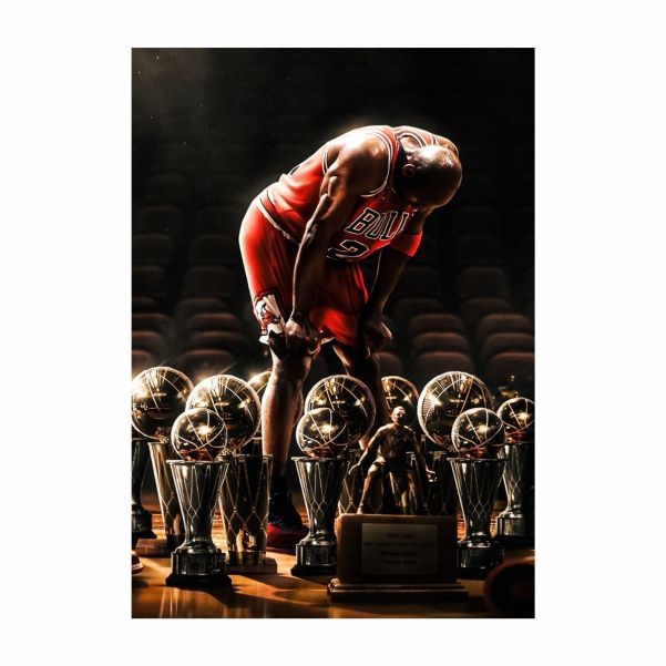 Michael Jordan Trophies - A1 Poster | Shop Today. Get it Tomorrow ...