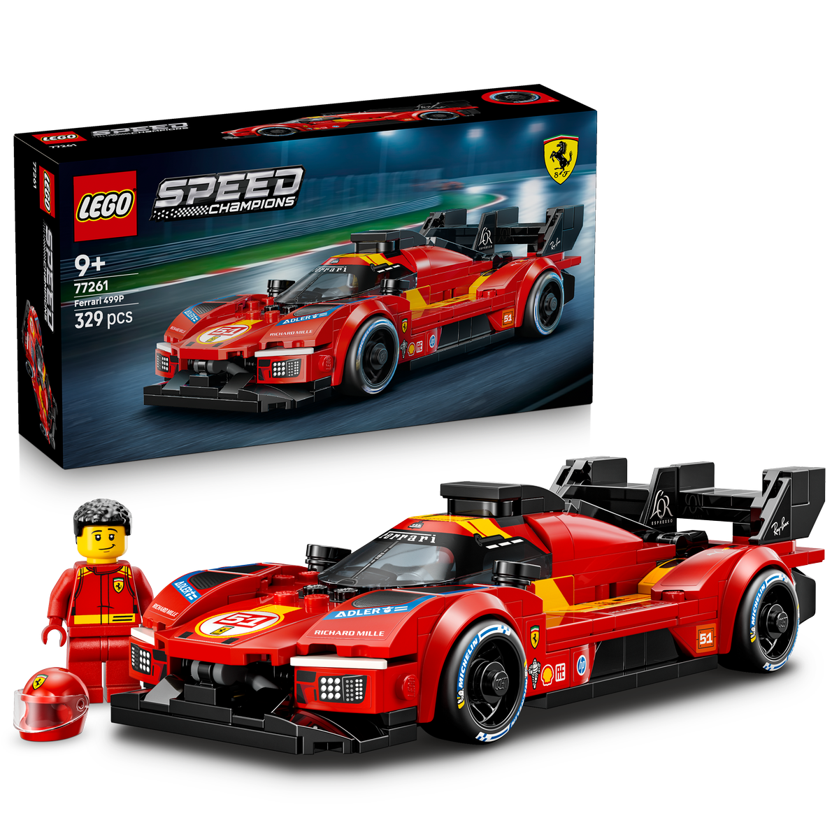 LEGO® Speed Champions Ferrari 499P Ferrari Merch 77261 | Shop Today ...