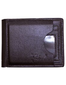Fino SK-LS091 Faux Leather Men's Embossed Logo Card Holder Wallet with ...