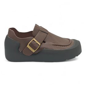TTP Women's Moccasin-Styled Mary Jane Platform Casual Shoe BKHT03 ...
