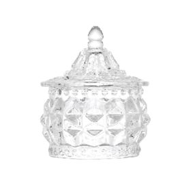 Transparent Crystal Decorative Candy Bowls with Lids - Set of 3 ...