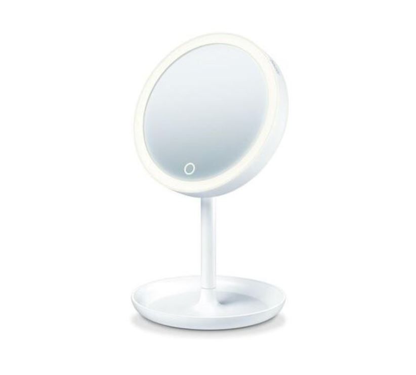 USB Rechargeable LED Vanity Mirror Desktop Compact Makeup Mirror with ...