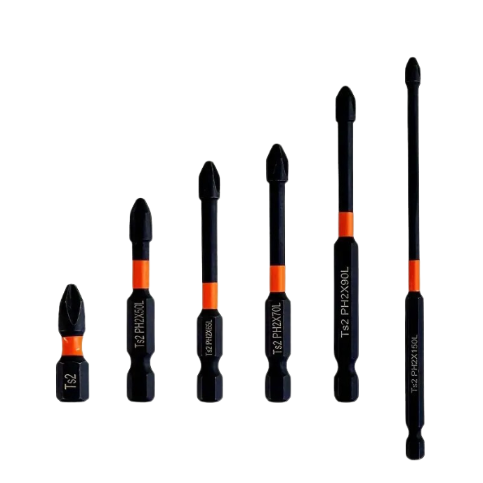 6-Piece PH2 Impact Screwdriver Bit Set | Shop Today. Get it Tomorrow ...