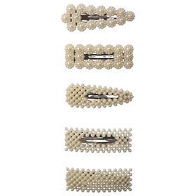 Faux Pearl Hair Clips - Cream - 5 Piece | Shop Today. Get it Tomorrow ...