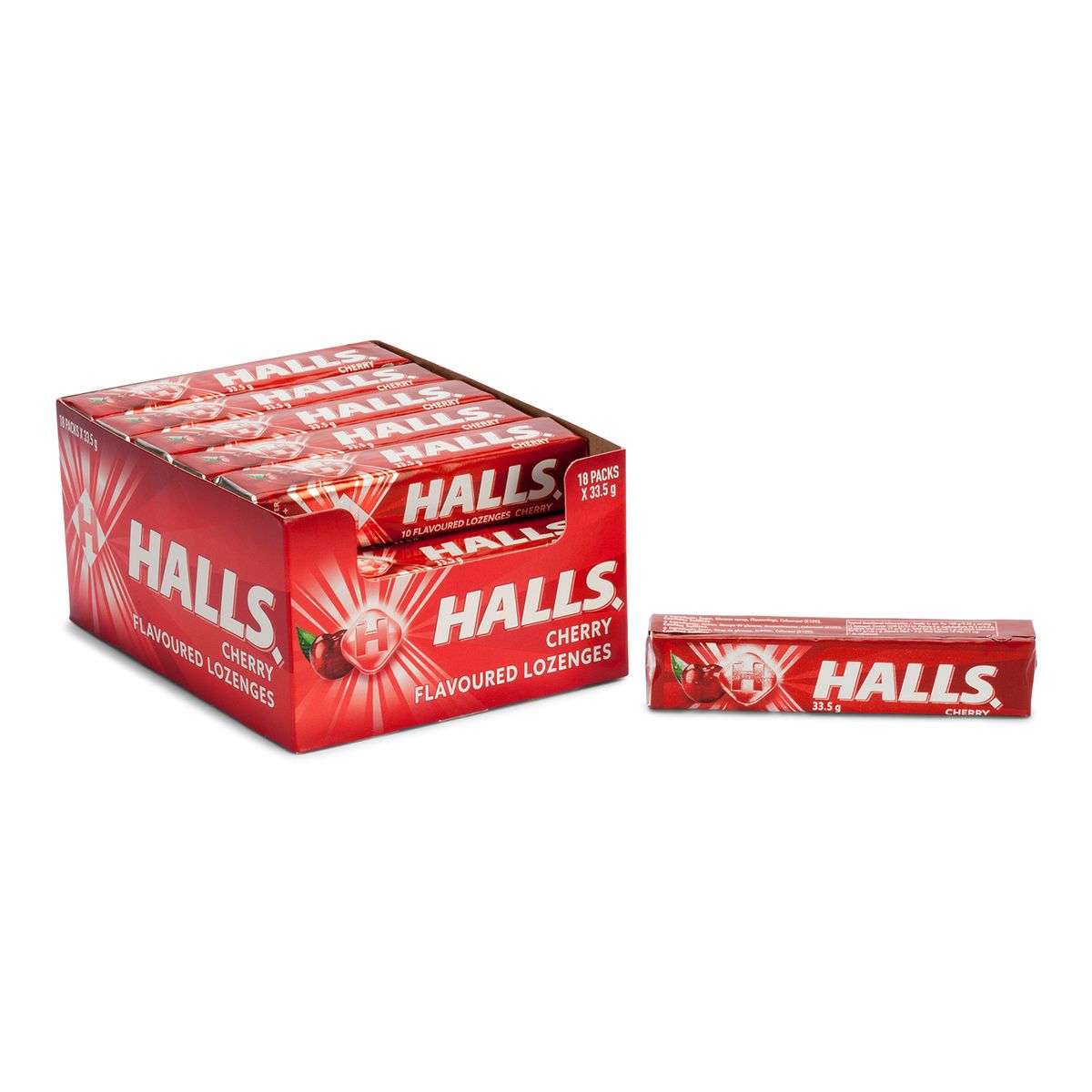 Halls Cherry Flavoured Lozenges 18 Packs x 33.5g | Shop Today. Get it ...