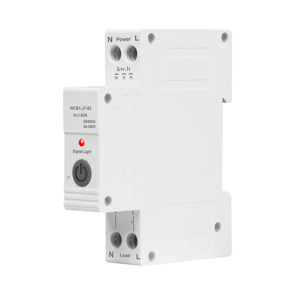 TUYA WiFi Smart Geyser Circuit Breaker Switch 63A With Power Metering ...