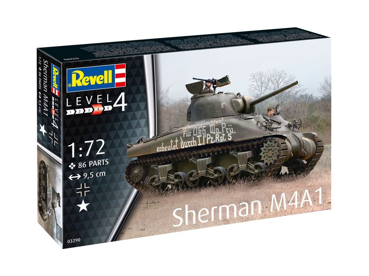 Revell 1/72 Sherman M4A1 Tank Plastic Model Kit | Shop Today. Get it ...