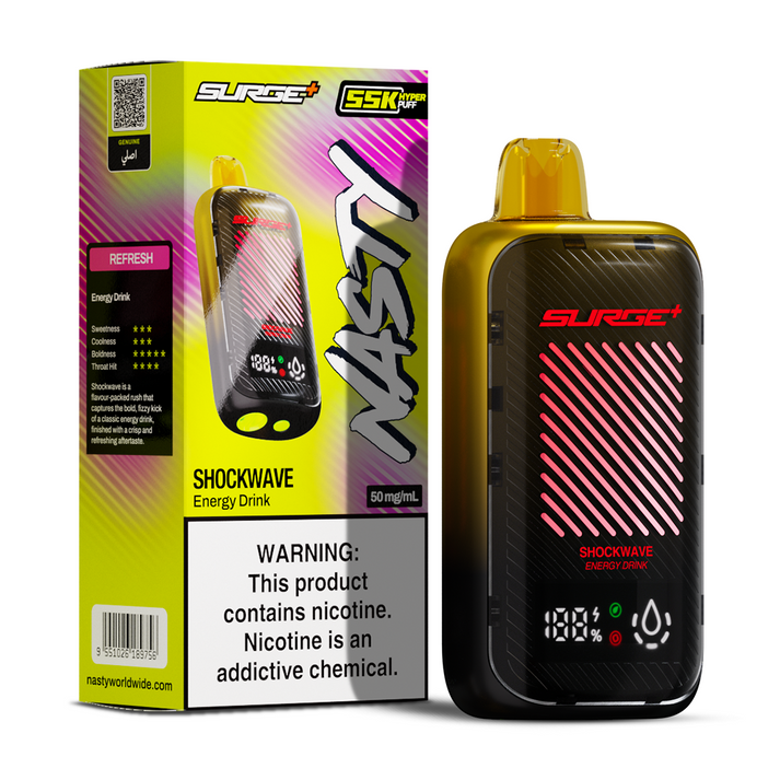 Nasty SURGE 55K Puff Disposable Energy Drink | Shop Today. Get it ...