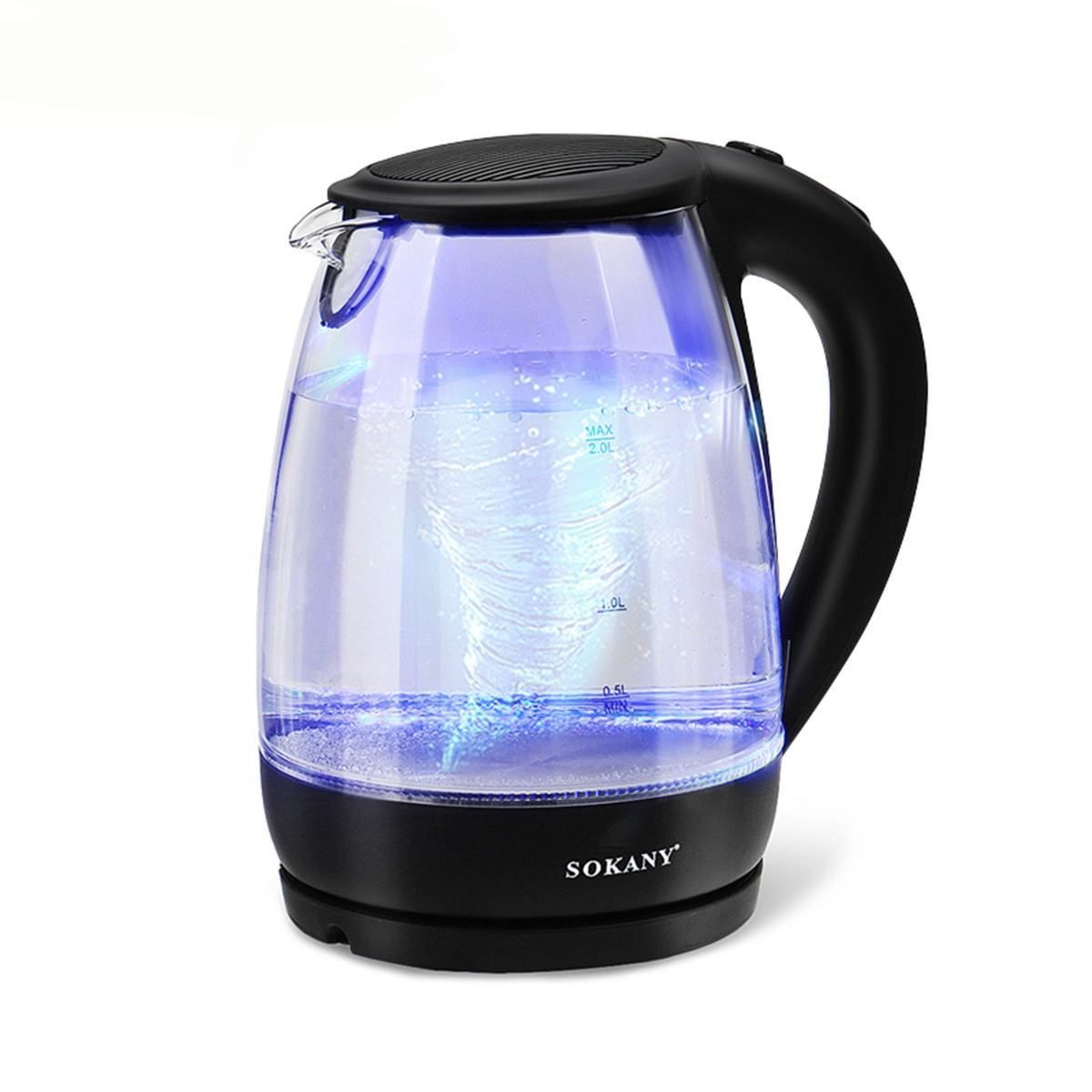 Sokany Transparent 2000W Electric Kettle | Shop Today. Get it Tomorrow ...